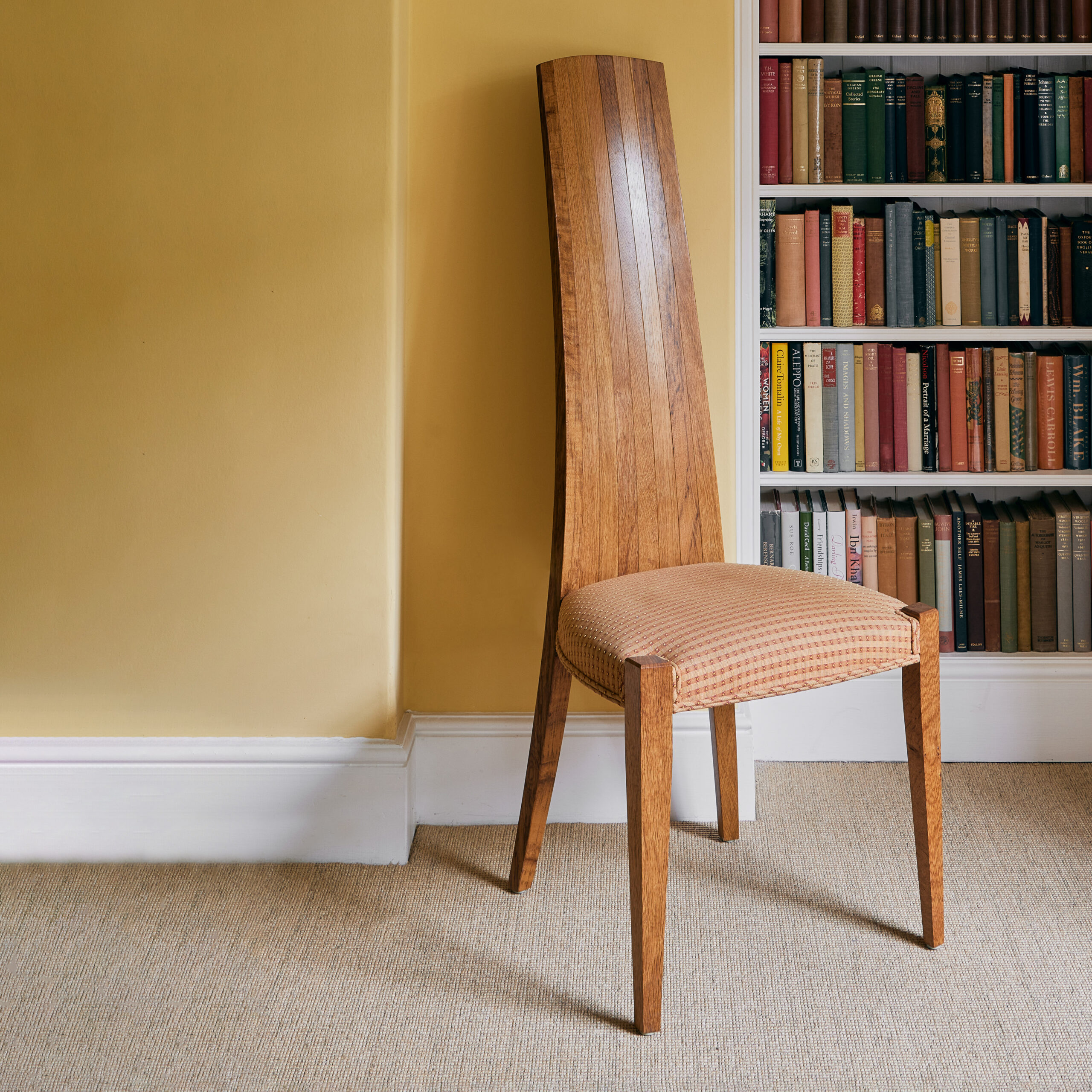 TALL COOPERED DINING CHAIR - Matthew Burt Furniture UK